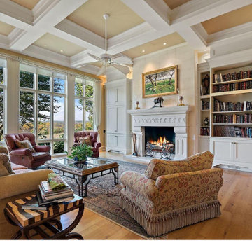 75 All Ceiling Designs French Country Living Room Ideas You'll Love ...