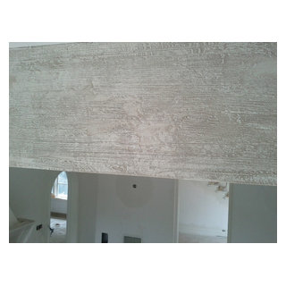 Historic Dallas Textured Beams - Rustic - Living Room - Dallas - by ...