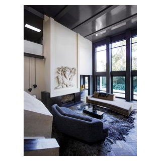 Hollywood Hills House - Eclectic - Living Room - Los Angeles - by Chu ...