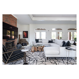 Living Room - Contemporary - Living Room - Austin - by Ice Interior ...