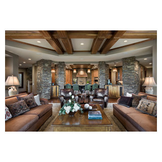 House on the Green - Rustic - Living Room - Other - by HOMESITE ...