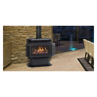 Hudson Bay Gas Stove - Contemporary - Living Room - Seattle - by Quadra ...