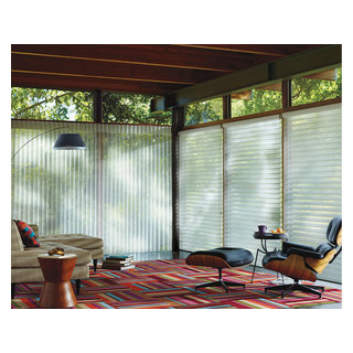 Hunter Douglas® Skyline® Gliding Window Panels - Modern - Living Room ...