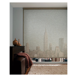 Hunter Douglas Designer Screen Shade - Modern - Living Room - Other ...