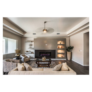 ICON CUSTOM HOMES - Contemporary - Living Room - Austin - by User | Houzz