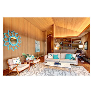 Iconinc Ralph Anderson Home in Magnolia - Midcentury - Living Room ...
