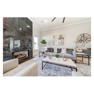 Incredible New Construction Home in Midtown Tulsa - Rustic - Living ...