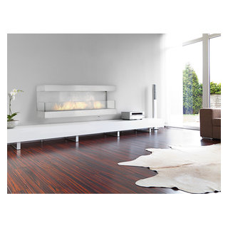 Infinity Eco-Feu Wall Ethanol Fireplace - Modern - Living Room ...