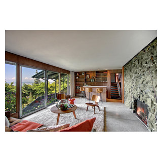 Innis Arden Mid-Century - Midcentury - Living Room - Seattle - by ...