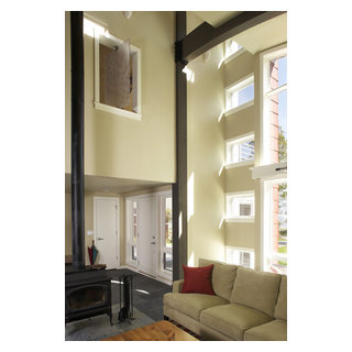 Interior Foyer & Vertical Shaft - Modern - Living Room - Chicago - by ...