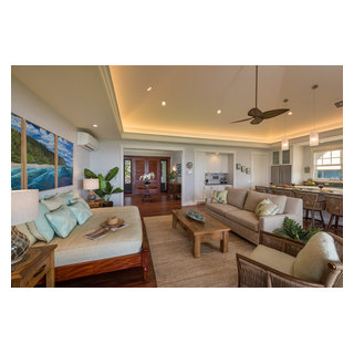 Island Getaway - Beach Style - Living Room - Hawaii - by Tiare Noelani ...
