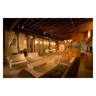 Itasca Building Loft - Contemporary - Living Room - Minneapolis - by ...