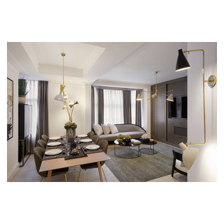 Iverna Court - Modern - Living Room - London - by FiyPa Architectural ...