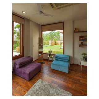 J Residence - Contemporary - Living Room - Delhi - by Kumar Moorthy ...