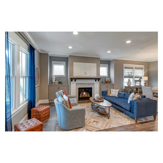 Jackson's Grant Model Home - Craftsman - Living Room - Indianapolis ...