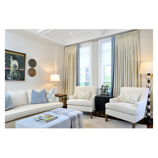 Jane Lockhart Interior Design, Updated Uptown Home - Living Room ...