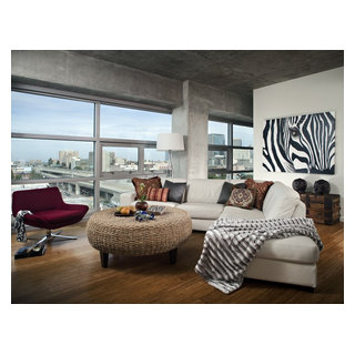 Kristina Wolf Design - Industrial - Living Room - San Francisco - by ...