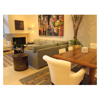 L.A. Contemporary - Asian - Living Room - Los Angeles - by Kelly ...