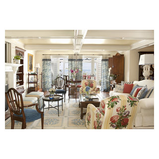 La Jolla Home - Traditional - Living Room - San Diego - by WARREN ...