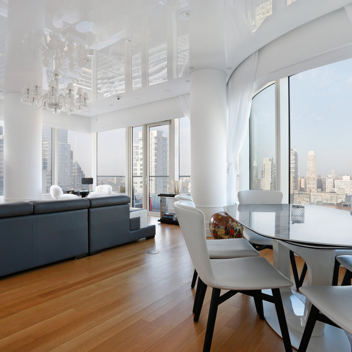 White Lacquer Stretch Ceiling - Photos & Ideas | Houzz