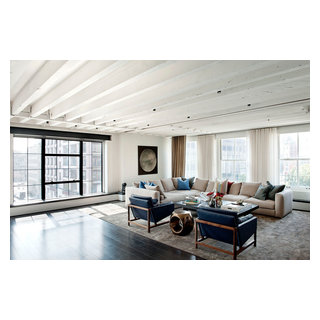 Laight Street Loft - Industrial - Living Room - New York - by DHD ...