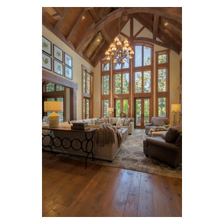 Lake Arrowhead - Rustic - Living Room - Los Angeles - by SIDG Design ...