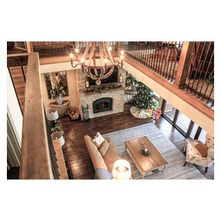 Lake House - Rustic - Living Room - Austin - by Ceci Bates Custom Homes ...