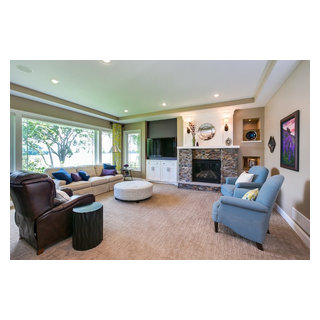 Lake Riley - Contemporary - Living Room - Minneapolis - by Norton Homes ...