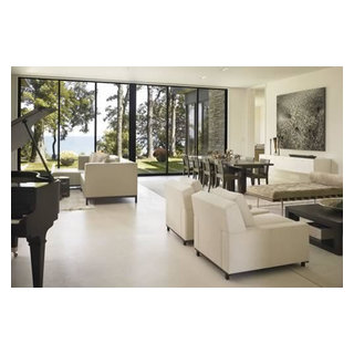 Lakefront Suburban Residence - Modern - Living Room - Chicago - by ...