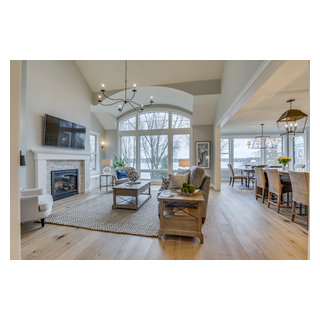 Lakeside Farmhouse - Country - Living Room - Minneapolis - by David ...
