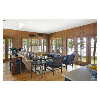 Lakeside Getaway - Beach Style - Living Room - Minneapolis - by RLH ...
