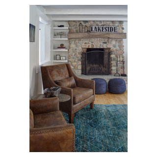 Lakeside Repose - Beach Style - Living Room - Chicago - by Fredman ...