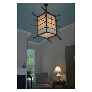 Lantern - living room chandelier - Asian - Living Room - Baltimore - by ...