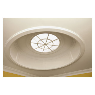 Lay Light/Curved Glass Ceiling Light - Mediterranean - Living Room ...