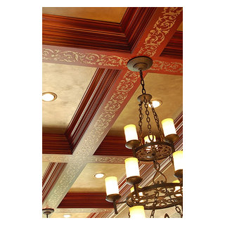 Library Ceiling Details - Traditional - Living Room - Other - by Marc ...