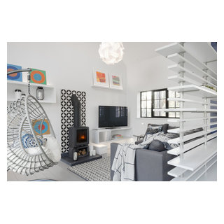 Light, Bright and Airy Art Studio - Contemporary - Living Room - Other ...