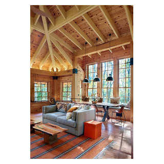 Lindaland Writer's Cabin - Rustic - Living Room - Minneapolis - by AWH ...