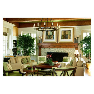 Living and Dining Rooms - Craftsman - Living Room - Los Angeles - by ...
