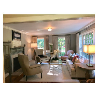 Living in Comfort - Transitional - Living Room - New York - by Janice ...