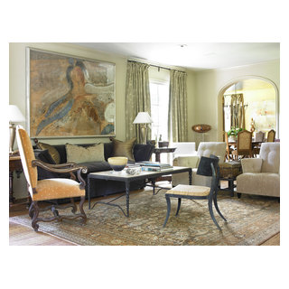 Living Room - Traditional - Living Room - Dallas - by Carter Kay ...