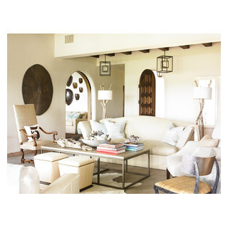 Living Room - Beach Style - Living Room - Atlanta - by Carter Kay ...