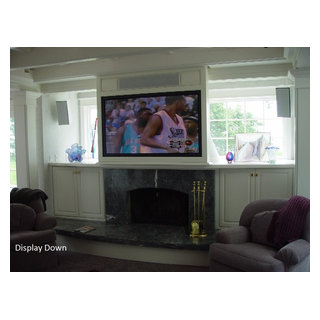 Living Room drop-down display - Traditional - Living Room - Seattle ...