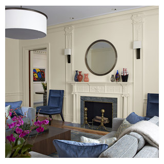 Living Room Fireplace - Contemporary - Living Room - New York - by ...
