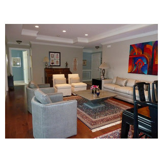 Living Room from a High-End Condo - Contemporary - Living Room - New ...