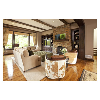 Living Room - Contemporary - Living Room - Minneapolis - by Hendel ...