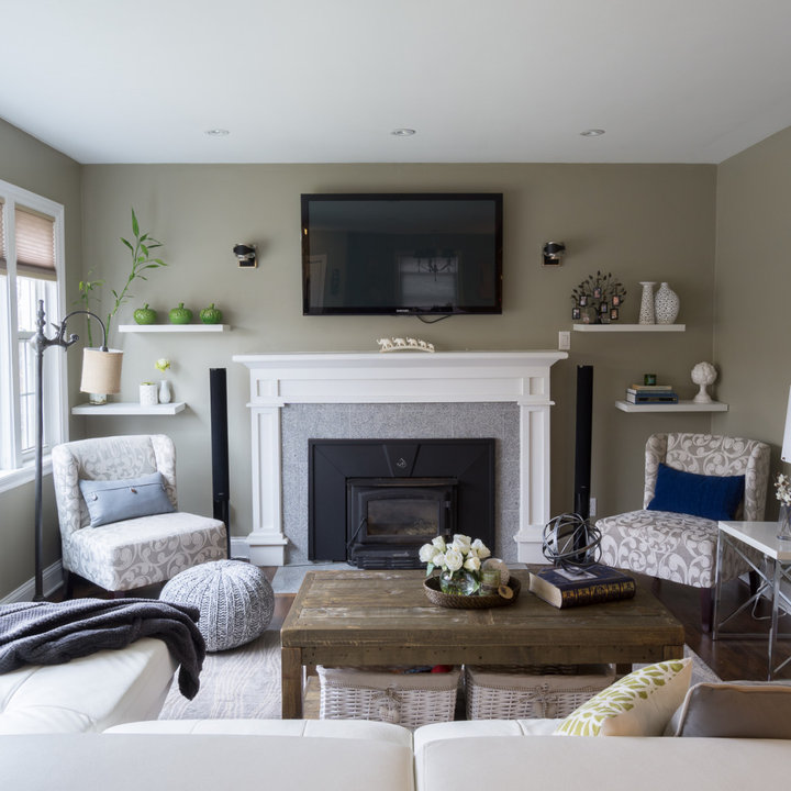 75 Small Transitional Living Room Ideas You'll Love - December, 2024 ...