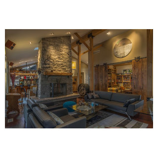 Living room of Cressy House - Rustic - Living Room - Toronto - by ...