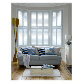 Living Room Plantation Shutters - Modern - Living Room - Perth - by User | Houzz