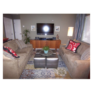 Living Room Remodel - Central Phoenix, AZ - Eclectic - Living Room ...
