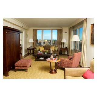 Living room - Mediterranean - Living Room - New York - by Tek Design ...
